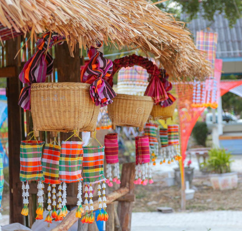 An Ancient Merit-making Tradition Using Objects and Flags Decorated ...