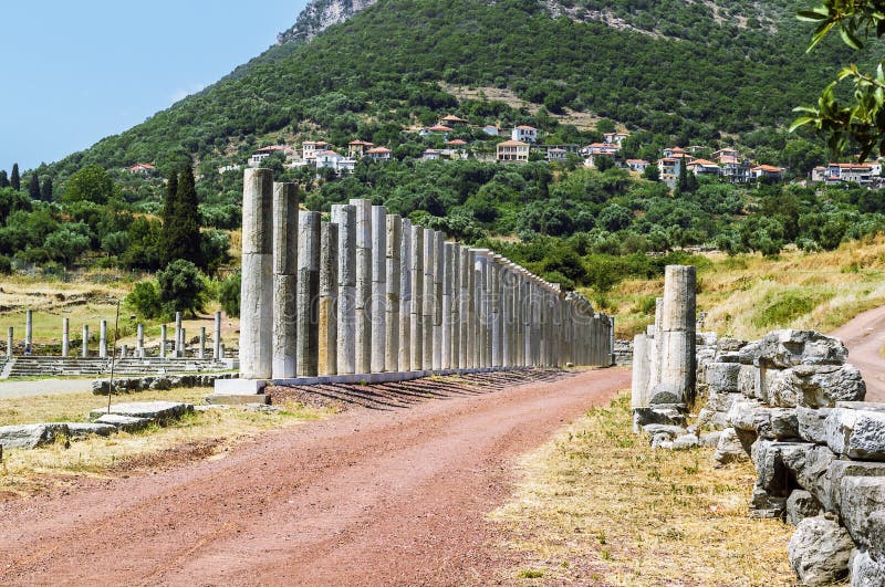 Ancient Messene, Greece stock photo. Image of europe - 37524140