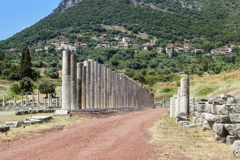 Ancient Messene, Greece stock image. Image of europe - 32435617