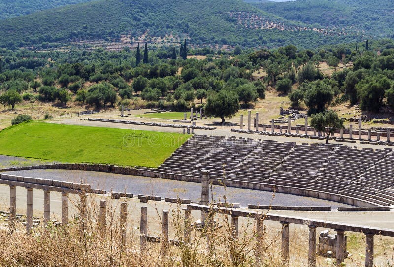 Ancient Messene, Greece stock image. Image of travel - 32436019