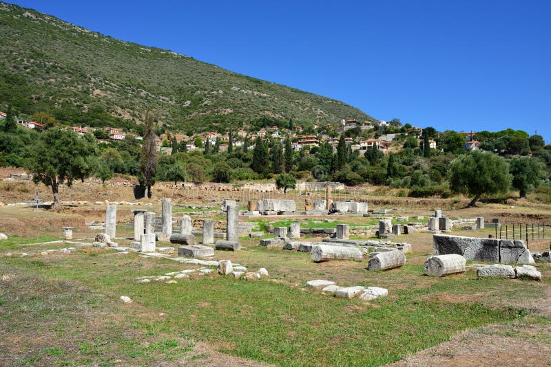 Ancient Messini stock image. Image of messenea, destination - 35233983