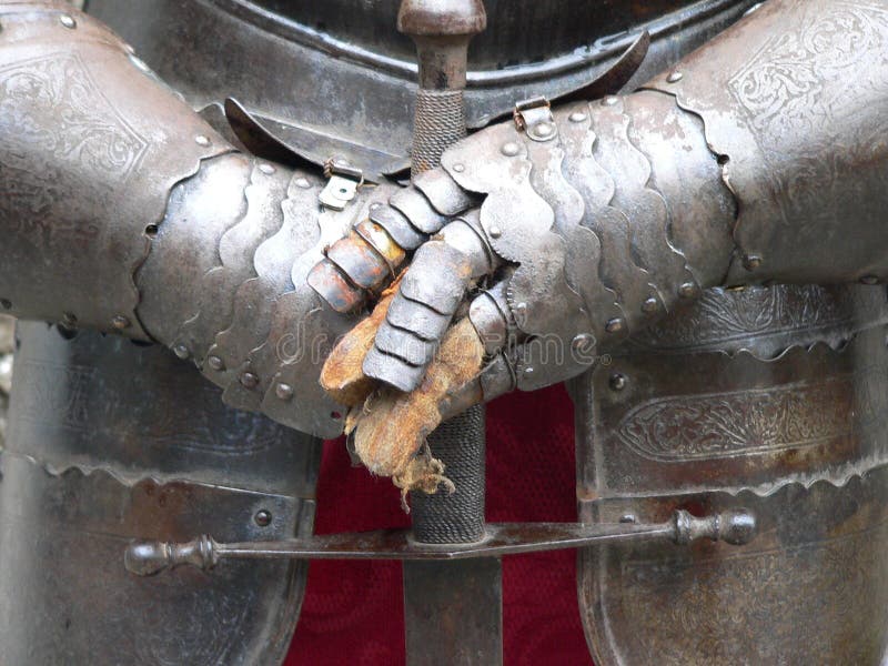 Ancient metal armor stock photo. Image of historic, leather - 26842340