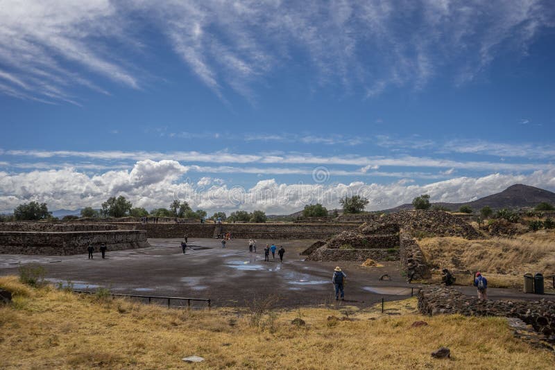 Ancient mexican city stock image. Image of alone, century - 69993447