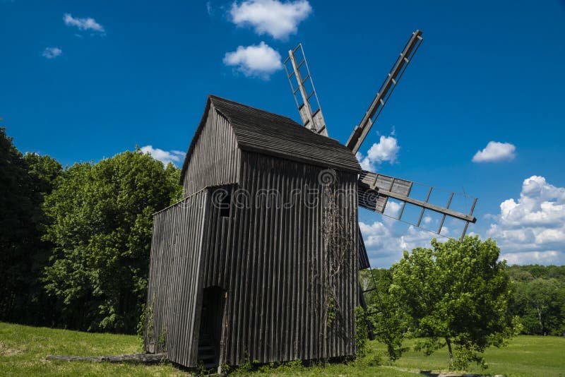 Ancient mill stock image. Image of energy, kiev, museum - 170727987