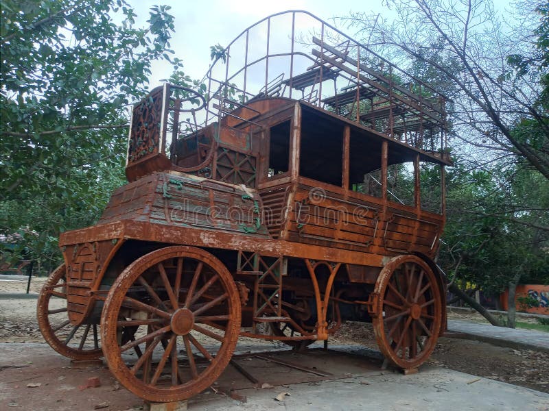 Ancient model cart van stock image. Image of model, ancient - 220741277