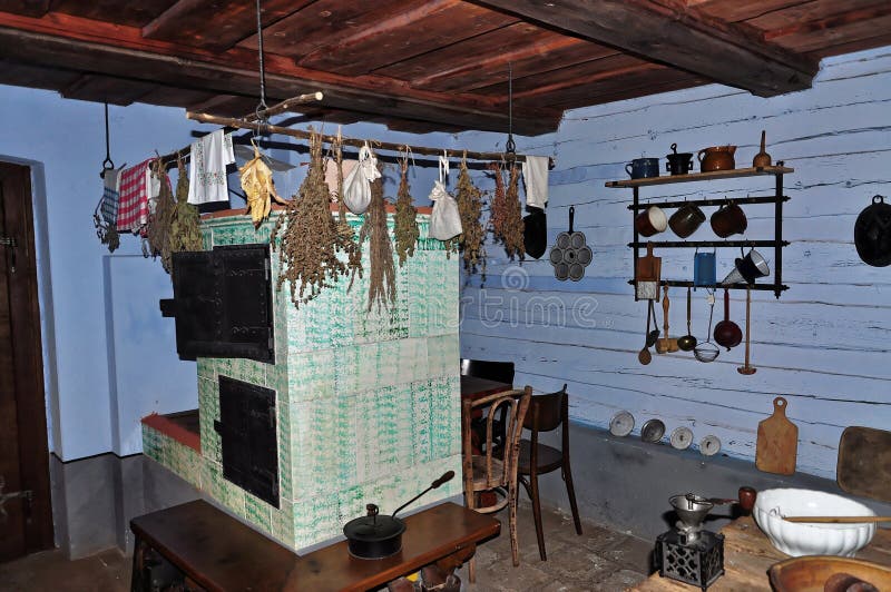 Ancient Model House with Utensils Stock Image - Image of lifestyle ...