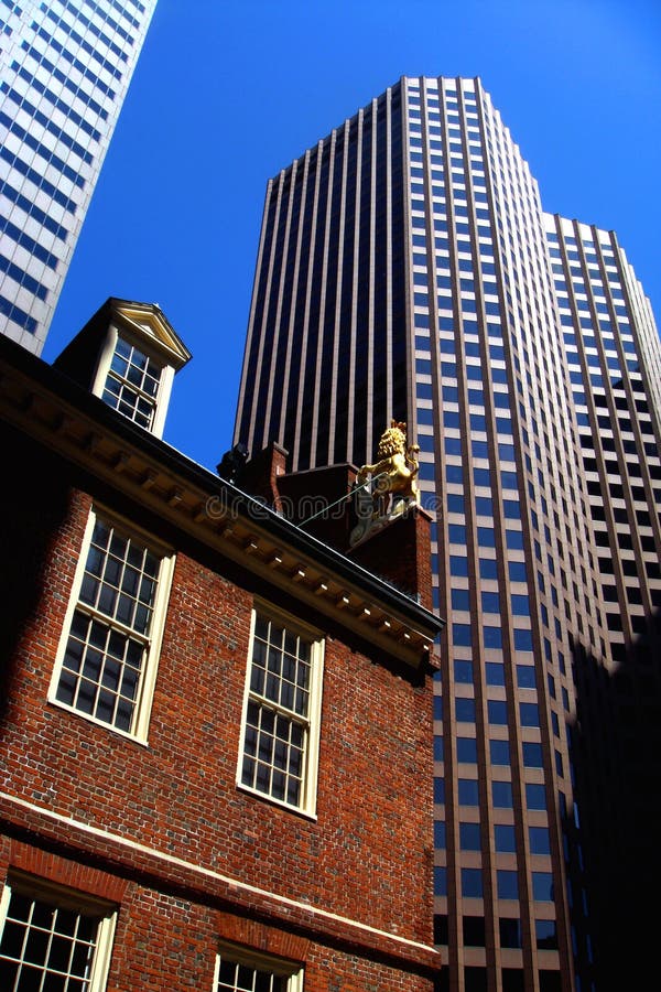 Ancient and modern stock image. Image of detail, skyscrapers - 13274737