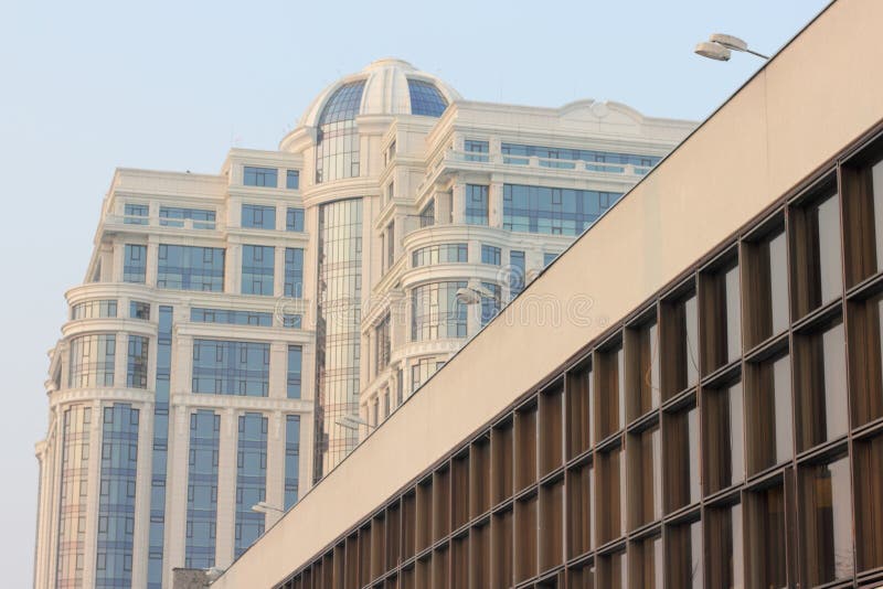 Ancient and Modern Architecture Stock Photo - Image of architecture ...