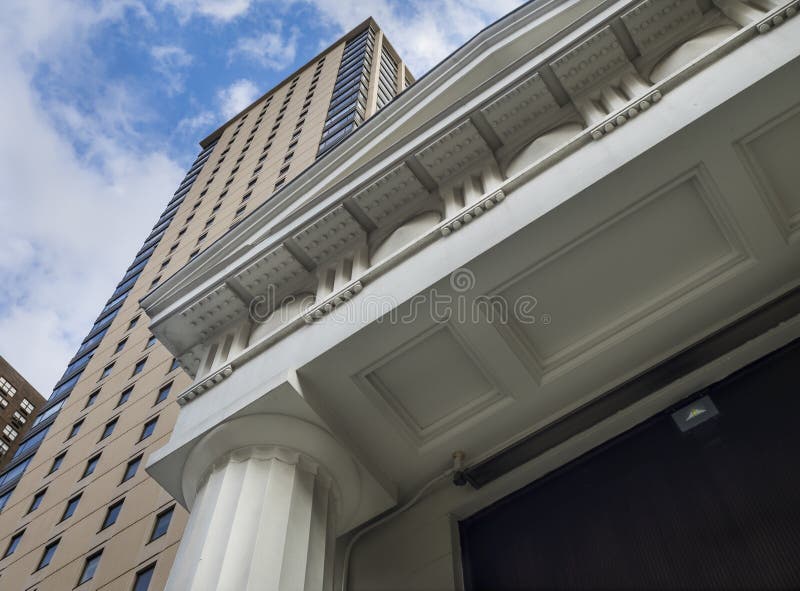 Ancient and Modern Architecture Stock Photo - Image of doric, building ...