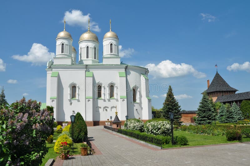 Ancient monastery stock photo. Image of barrier, domes - 26777110