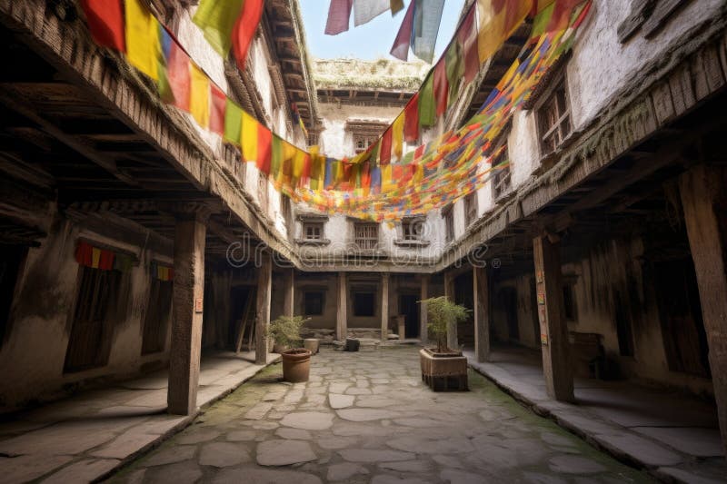 Ancient Monastery Courtyard Stock Illustrations – 714 Ancient Monastery ...