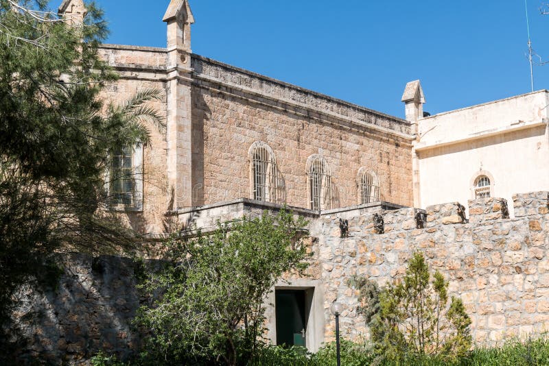 Ancient Monastery in Jerusalem Stock Photo - Image of olive, valley ...