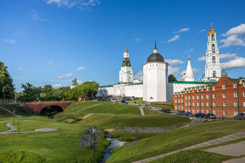 Ancient Monastery in the Sergiev Posad, Russia Stock Photo - Image of ...
