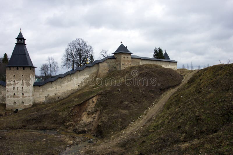 Ancient monastery walls stock photo. Image of famous - 51835608
