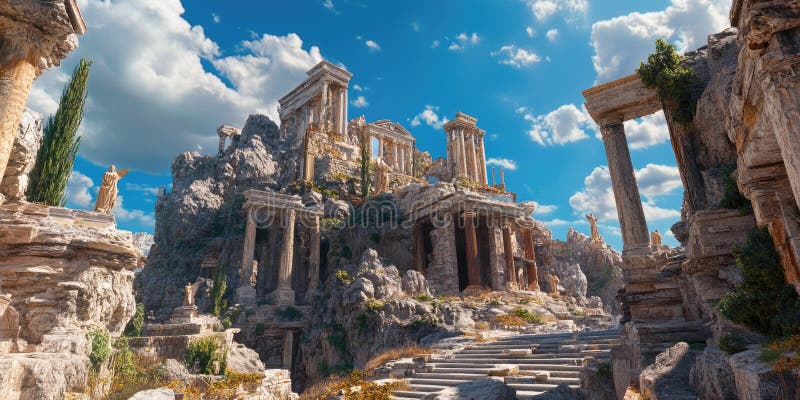 Ancient Monument Structure with Steps Stock Image - Image of ...