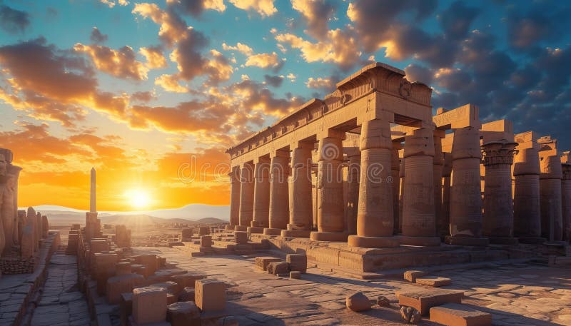 Ancient Monuments Illuminates Majestic Sunset, Revealing Stunning ...