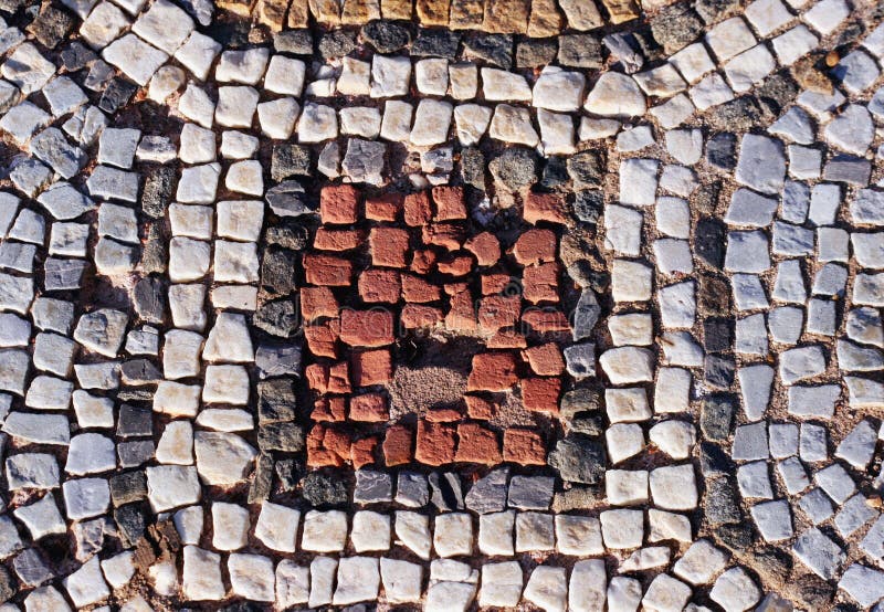 Ancient mosaic pattern - stock photo. Image of geometric - 242578