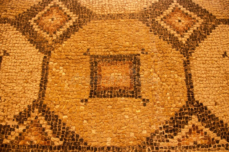 Ancient mosaic sand color stock image. Image of pattern - 83971861