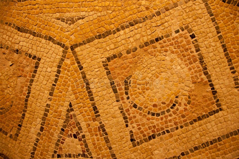 Ancient mosaic sand color stock image. Image of abstract - 83972051