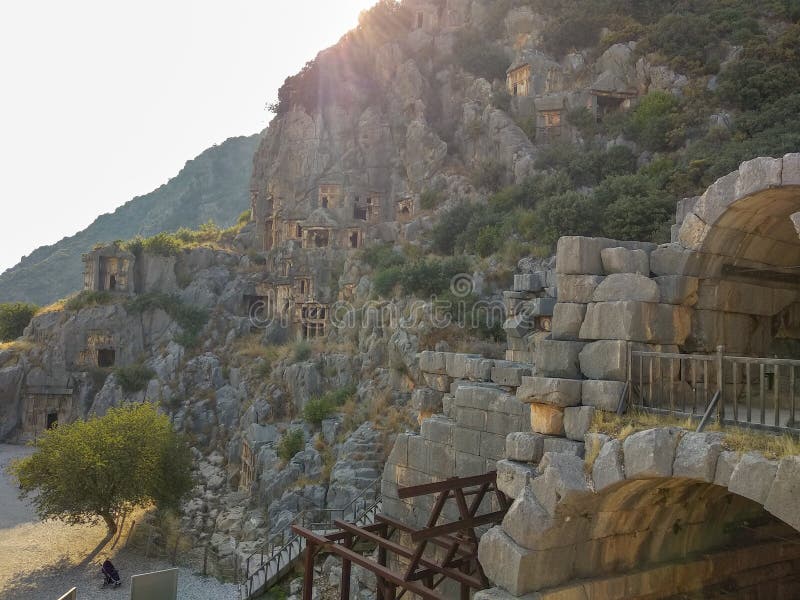 The Ancient Myra stock image. Image of historicalplace - 154337917