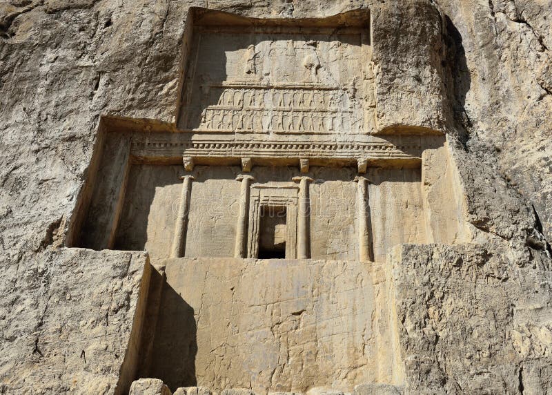 Ancient Naqsh-e Rustam Necropolis in Pars, Iran Stock Photo - Image of ...