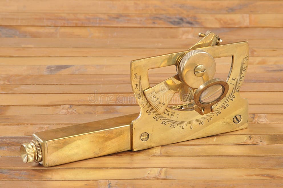 Ancient Navigation Instrument Stock Photo - Image of caliper ...