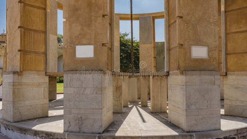 The Ancient Observatory of Jantar Mantar. Ram Yantra Editorial Stock ...