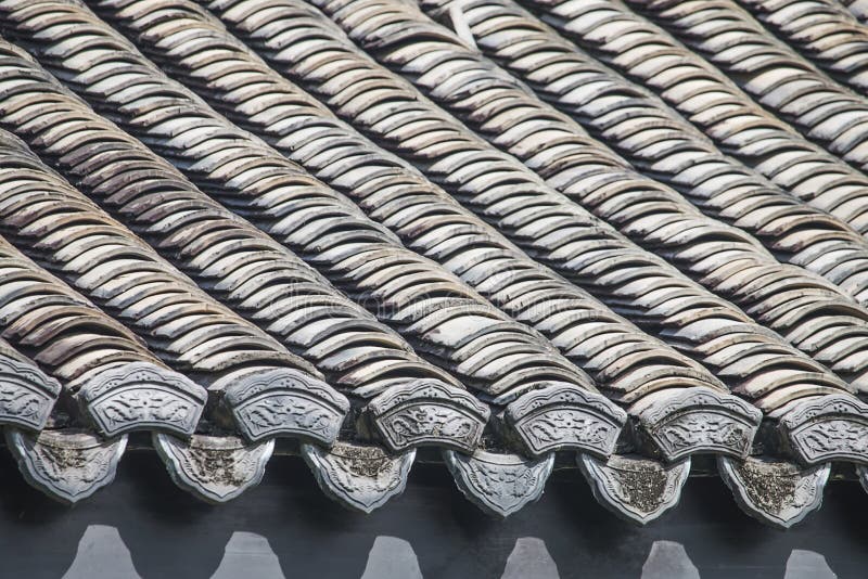 Chinese Roof Tiles stock image. Image of architectural - 20563057