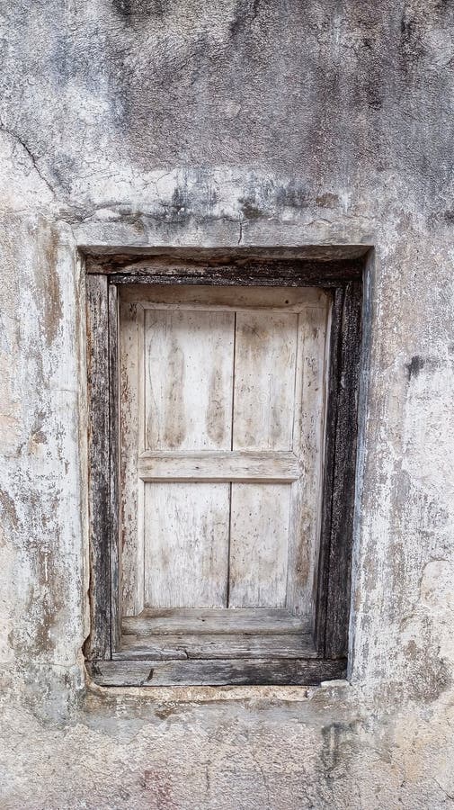 Ancient Old Door Windows that are Unique and Interesting Stock Image ...