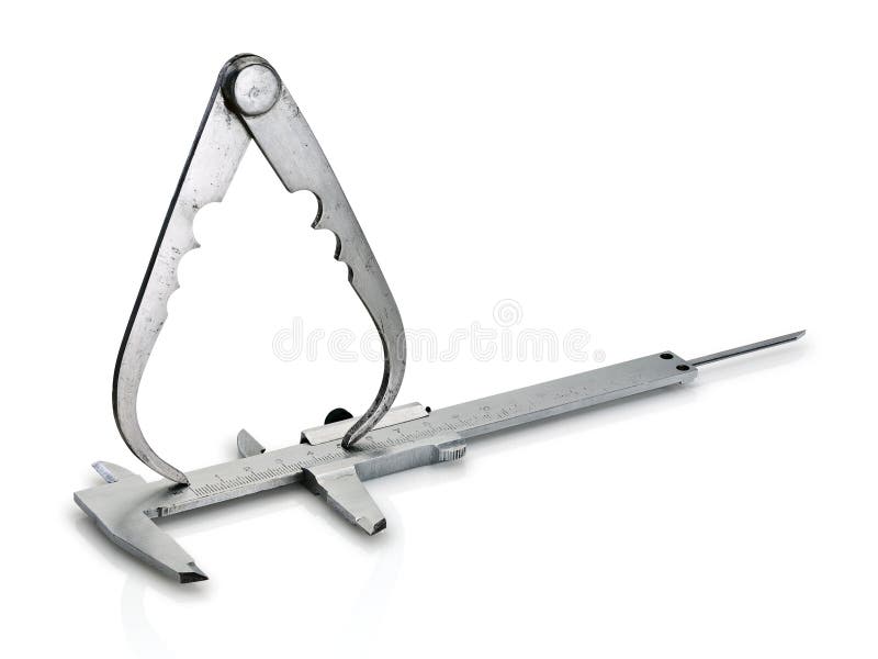 The Ancient and Old Measuring Tool Stock Photo - Image of isolated ...