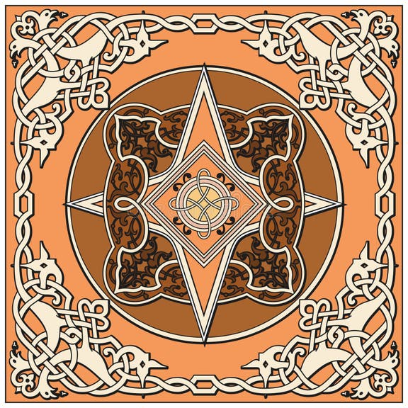 Ancient Old Russian Pattern Stock Vector - Illustration of ancient ...