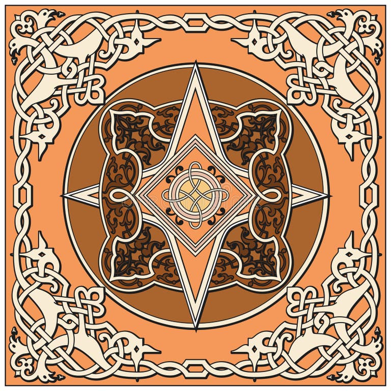 Ancient Old Russian Pattern Stock Vector - Illustration of ancient ...