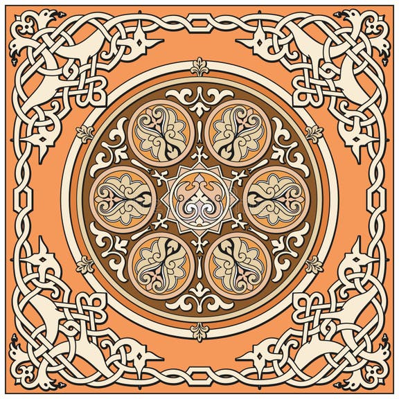 Ancient Old Russian Pattern Stock Vector - Illustration of decoration ...