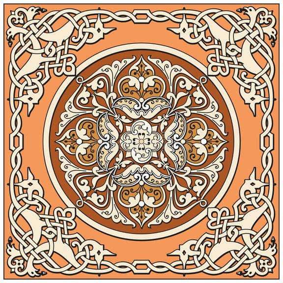 Ancient Old Russian Pattern Stock Vector - Illustration of culture ...