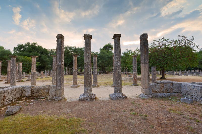 Ancient Olympia. stock image. Image of attraction, archaeological ...