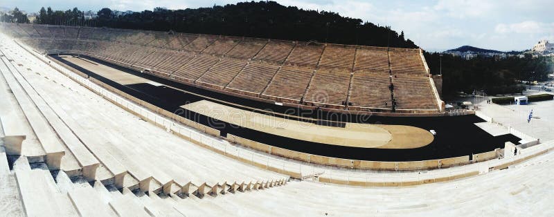 Ancient Olympic Stadium editorial photography. Image of road - 76639817