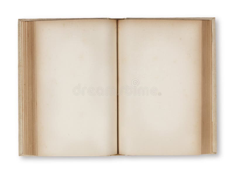 Old open book stock image. Image of information, blank - 10801399