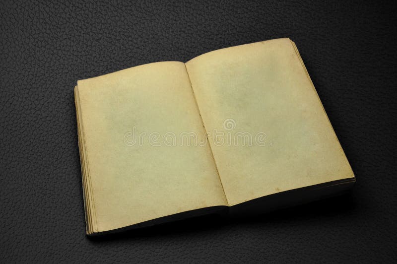 Ancient opened blank book stock photo. Image of medieval - 20128476