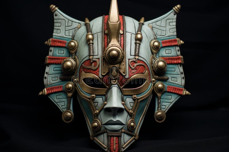 Ancient Osiris Face God Mask. Generate Ai Stock Photo - Image of museum ...