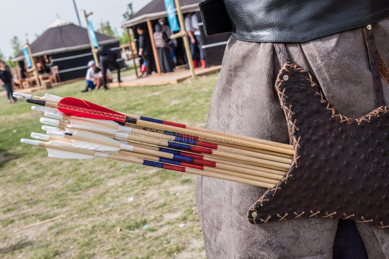 Ancient Ottoman Empire Quiver with Arrows Stock Photo - Image of archer ...