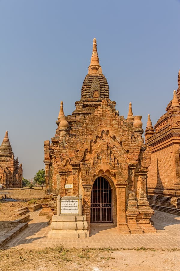 Ancient pagoda in Bagan stock photo. Image of myanmar - 34169518