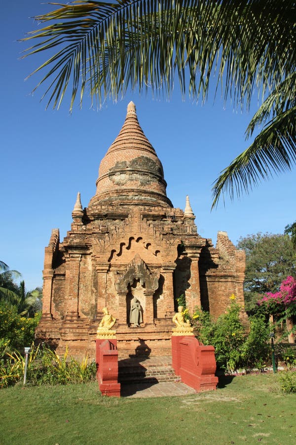 Ancient pagoda in Bagan stock image. Image of nature - 48965349