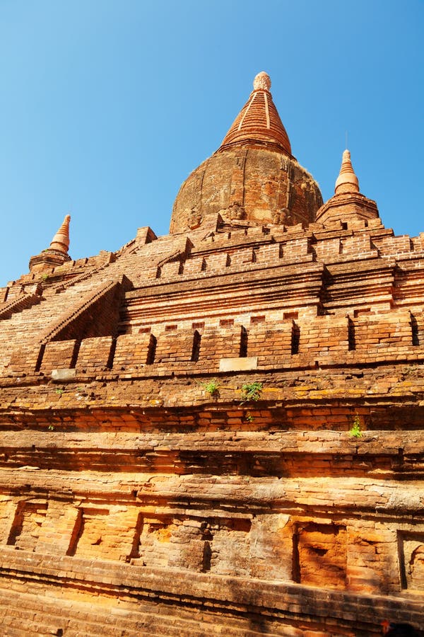 Ancient Pagoda in Bagan, Myanmar Stock Image - Image of travel, full ...
