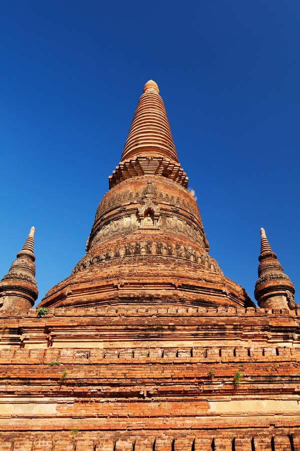 Ancient Pagoda in Bagan, Myanmar Stock Photo - Image of travel, tourism ...