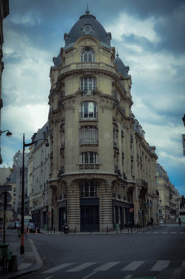 The Ancient Palaces in the Streets of the Center of Paris Stock Image ...