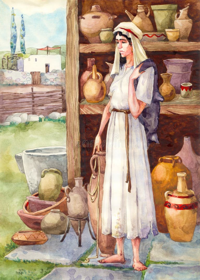 Ancient Clay Vessels Stock Illustrations – 594 Ancient Clay Vessels ...