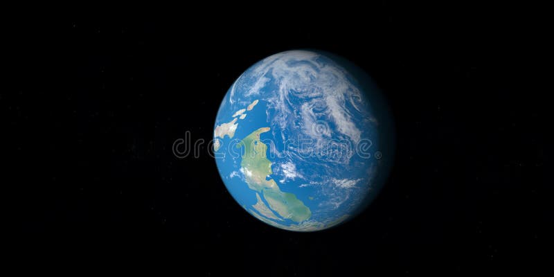 Ancient Pannotia Supercontinent in Earth Planet Stock Illustration ...