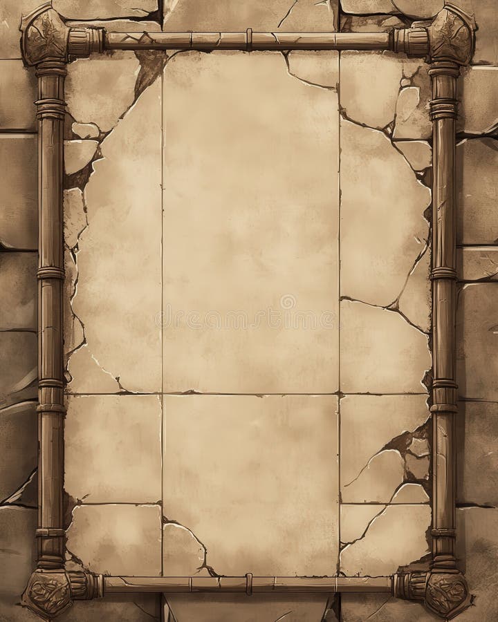 An Ancient Parchment Scroll is Elegantly Rolled on a White Background ...