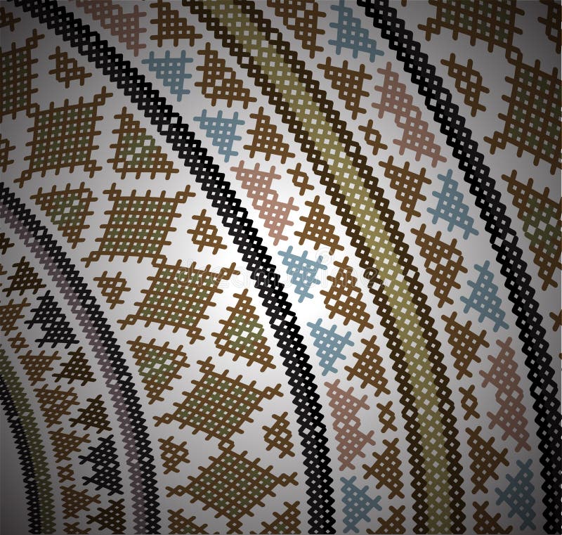 Ancient Pattern. Vector Illustration Stock Vector - Illustration of ...