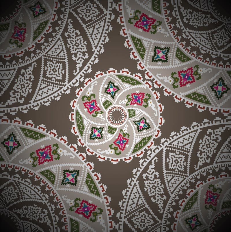 Ancient Pattern. Vector Illustration Stock Vector - Illustration of ...